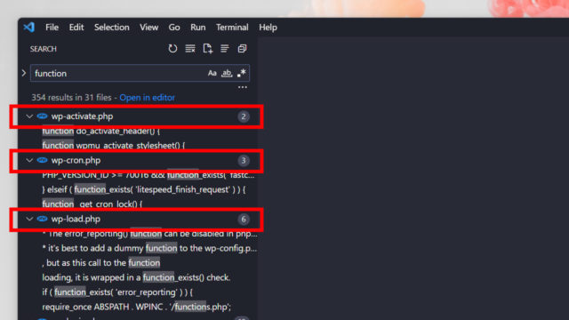 【VSCode】複数のファイルをまとめて検索できる「GREP検索」を使う方法 | イロイロデザインラボラトリ